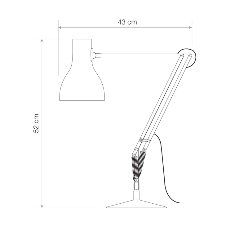Type 75 Desk Lamp - Margaret Howell Edition - Yellow Ochre Edition
